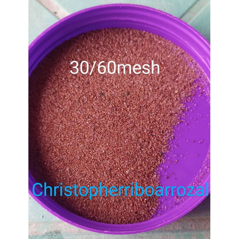 Garnet sand for sandblasting MADE IN INDIA 30/60mesh (25kg. per sack ...