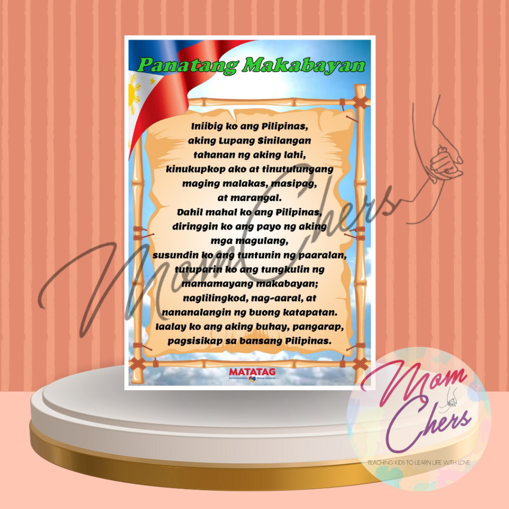 Laminated Wall Poster Decor New Revised Version 2023 of PANATANG ...