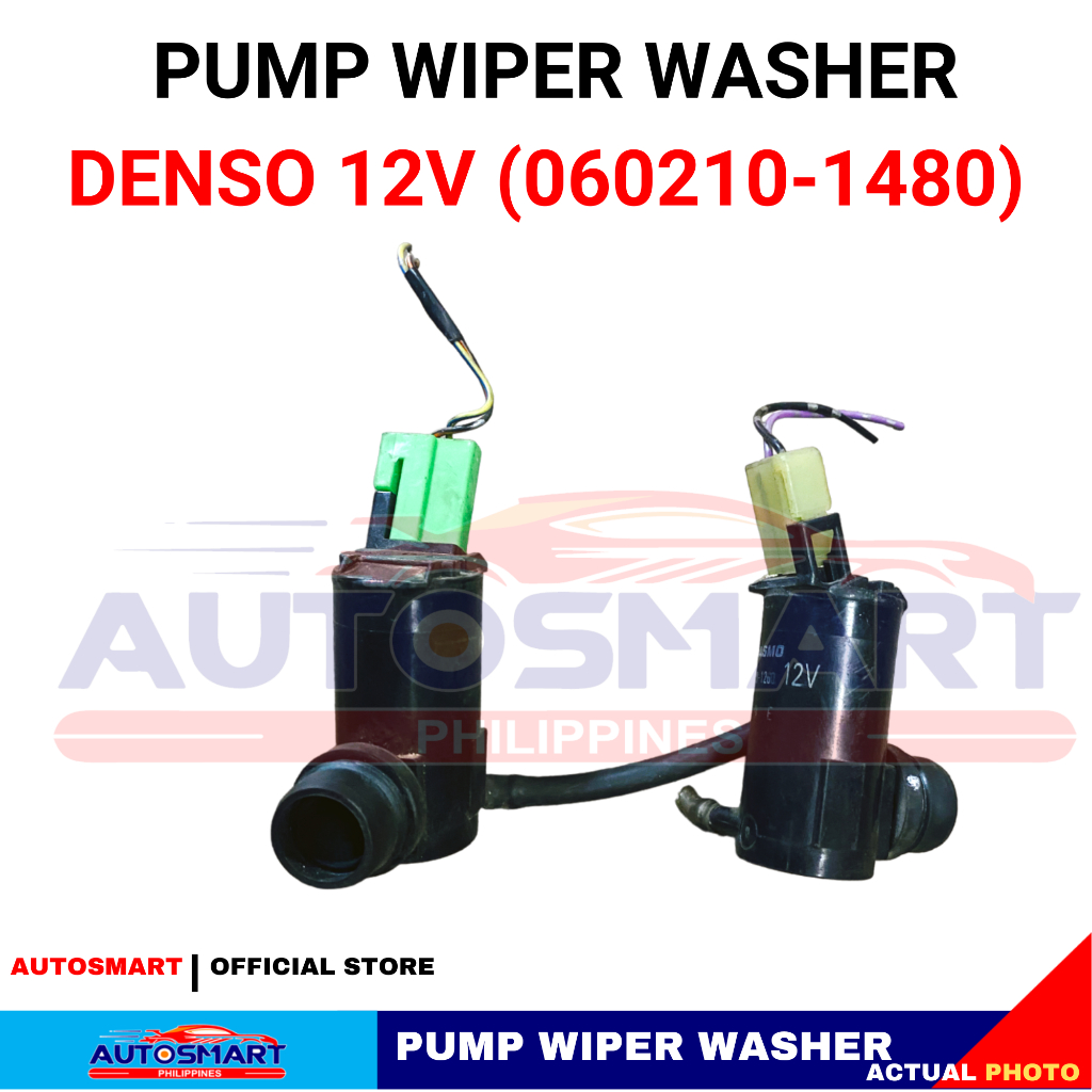 PUMP WIPER WASHER DENSO 12V (060210-1480) | Shopee Philippines