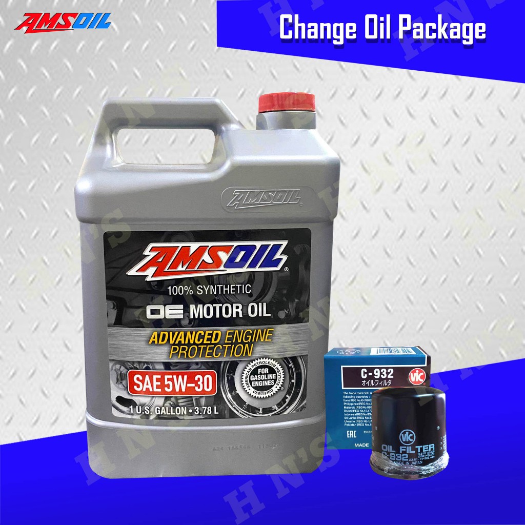 AMSOIL OE 5W-30 Full Synthetic Oil Change Package for Suzuki Ertiga ...