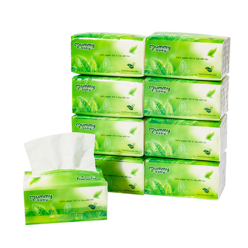 YCJ FASHION 4Ply 300 Sheets Disposable Inter-Folded Facial Tissue ...