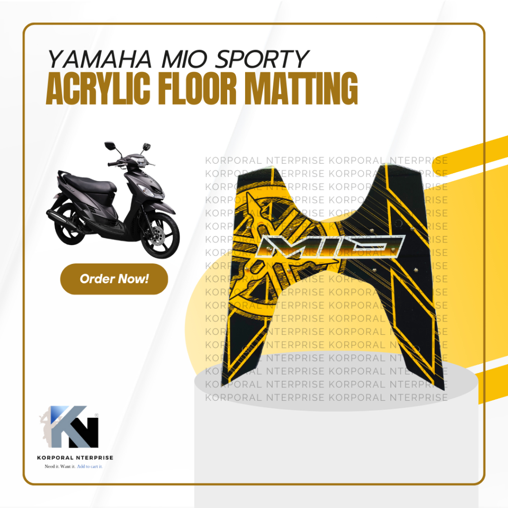 KN MIO SPORTY ACRYLIC FLOOR MATTING Footboard Accesory Best Design ...