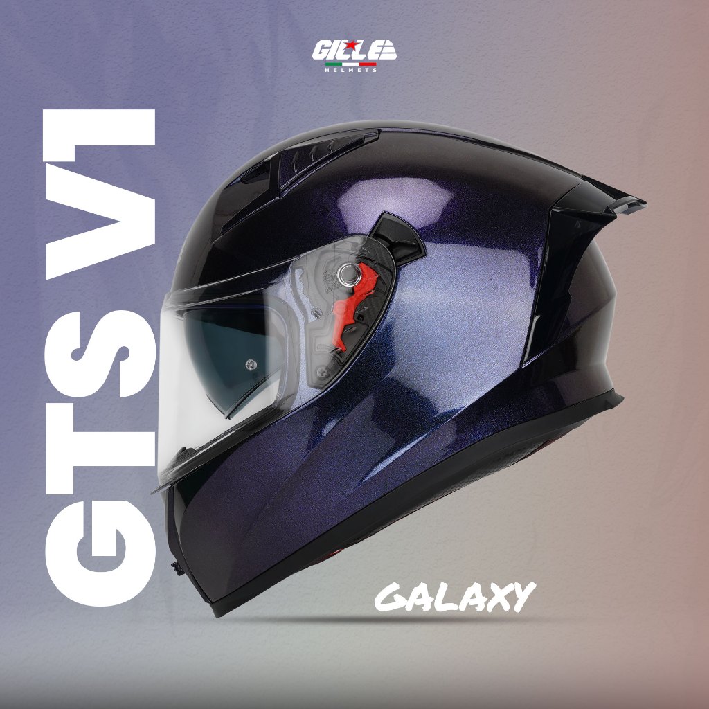 Gille Helmet 135 GTS V1 CHAMELEON GALAXY Motorcycle Helmets Full Face ...