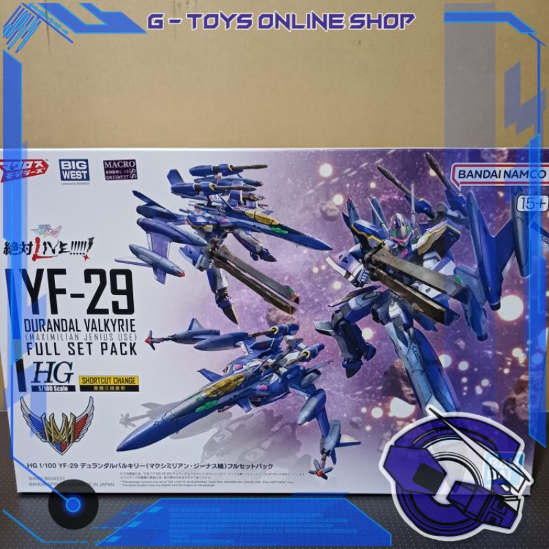 HG 1/100 Macross YF-29 Durandal Valkyrie Full Set Pack (Maximilian Jenius Use) | Shopee Philippines
