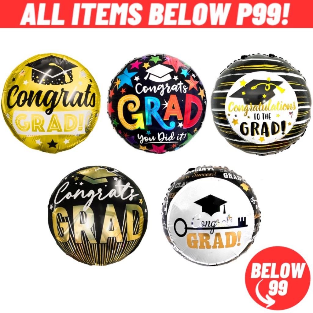 18 Inches Graduation Foil Balloons Congratulations Decorations Party ...