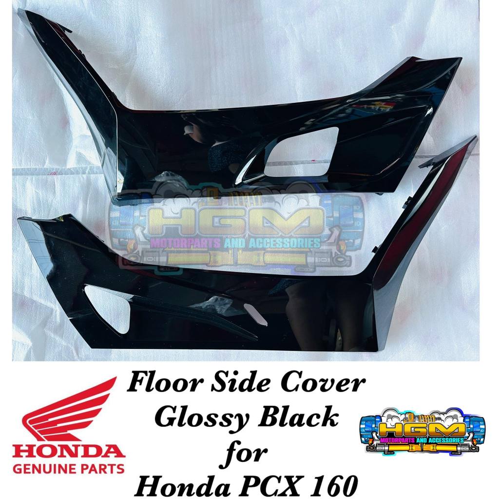 FLOOR SIDE COVER FOR PCX 160 | GLOSSY BLACK | HONDA GENUINE PARTS ...