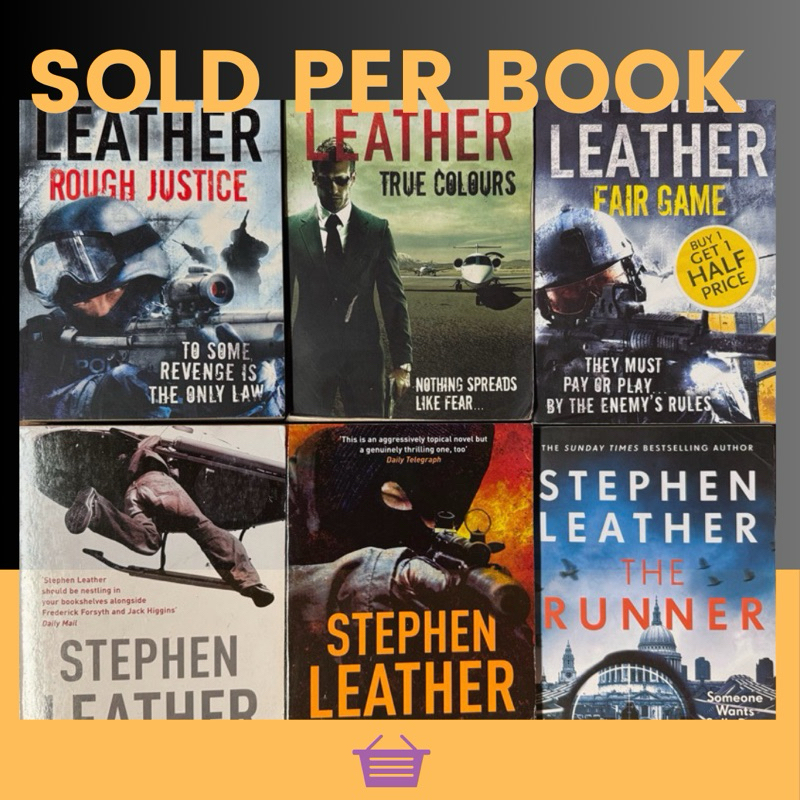 Stephen Leather Books Crime Suspense Fiction Novels | Shopee Philippines