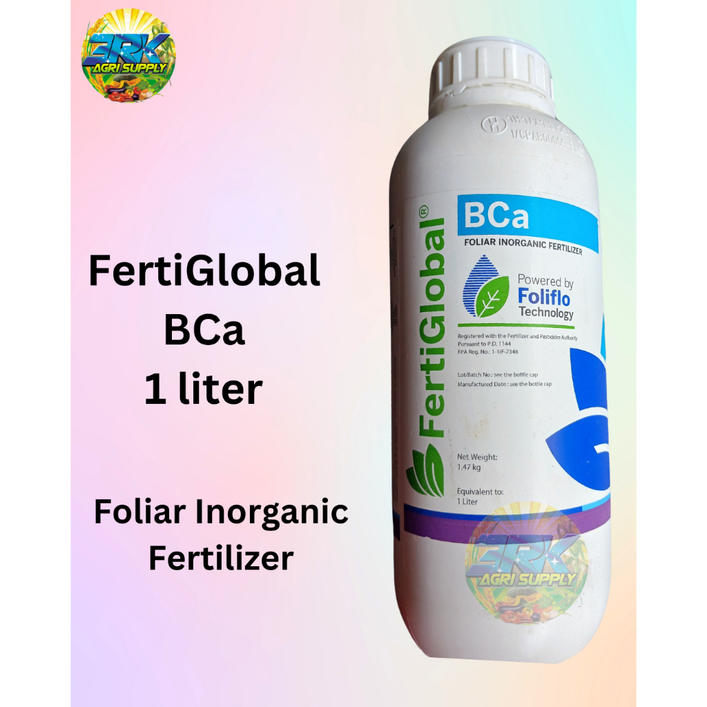 FertiGlobal BCa 1 Liter Foliar Inorganic Fertilizer with Boron and ...