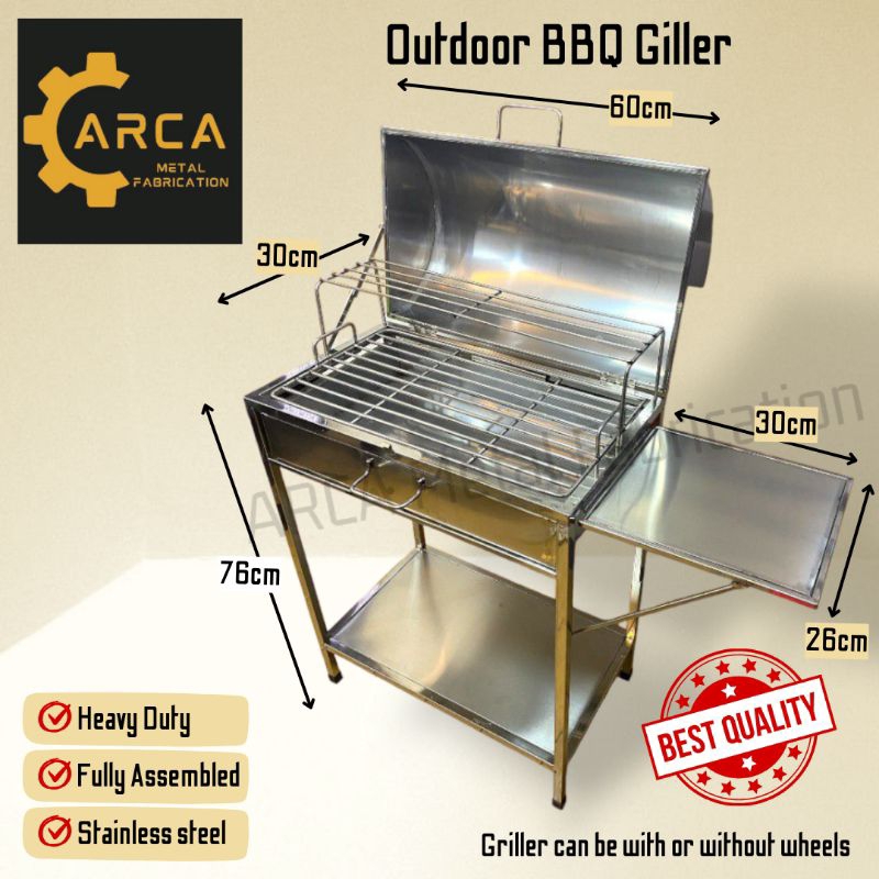 304 Stainless Outdoor BBQ Griller | Shopee Philippines