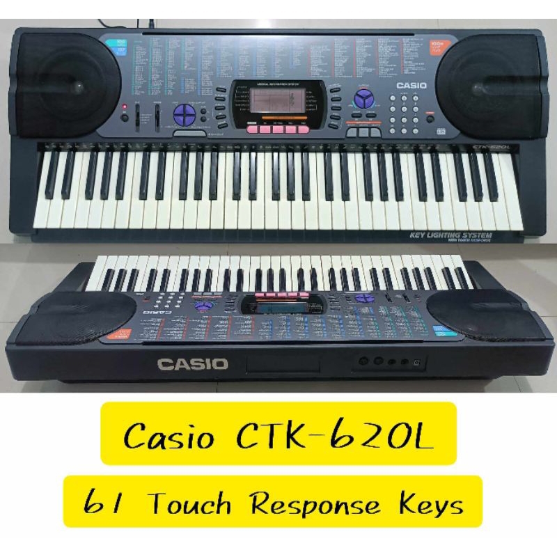 Casio CTK-620L (Touch Response) Japan Surplus Keyboard Piano | Shopee Philippines