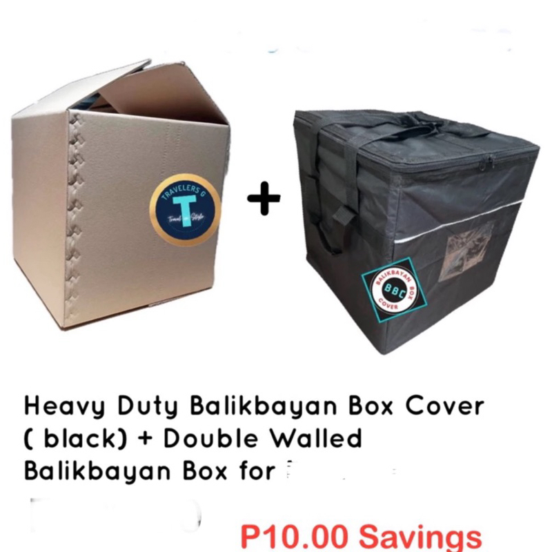Heavy Duty Balikbayan Box Cover Black PlusDouble Walled Balikbayan Box ...