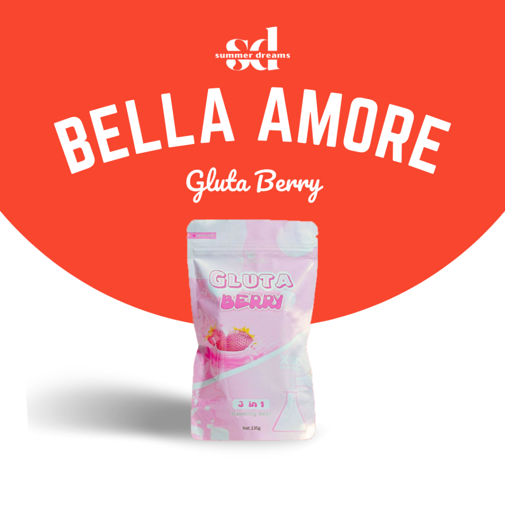 BELLA AMORE SKIN Gluta Berry Bleaching Soap Skin Whitening Sulit Pack ...