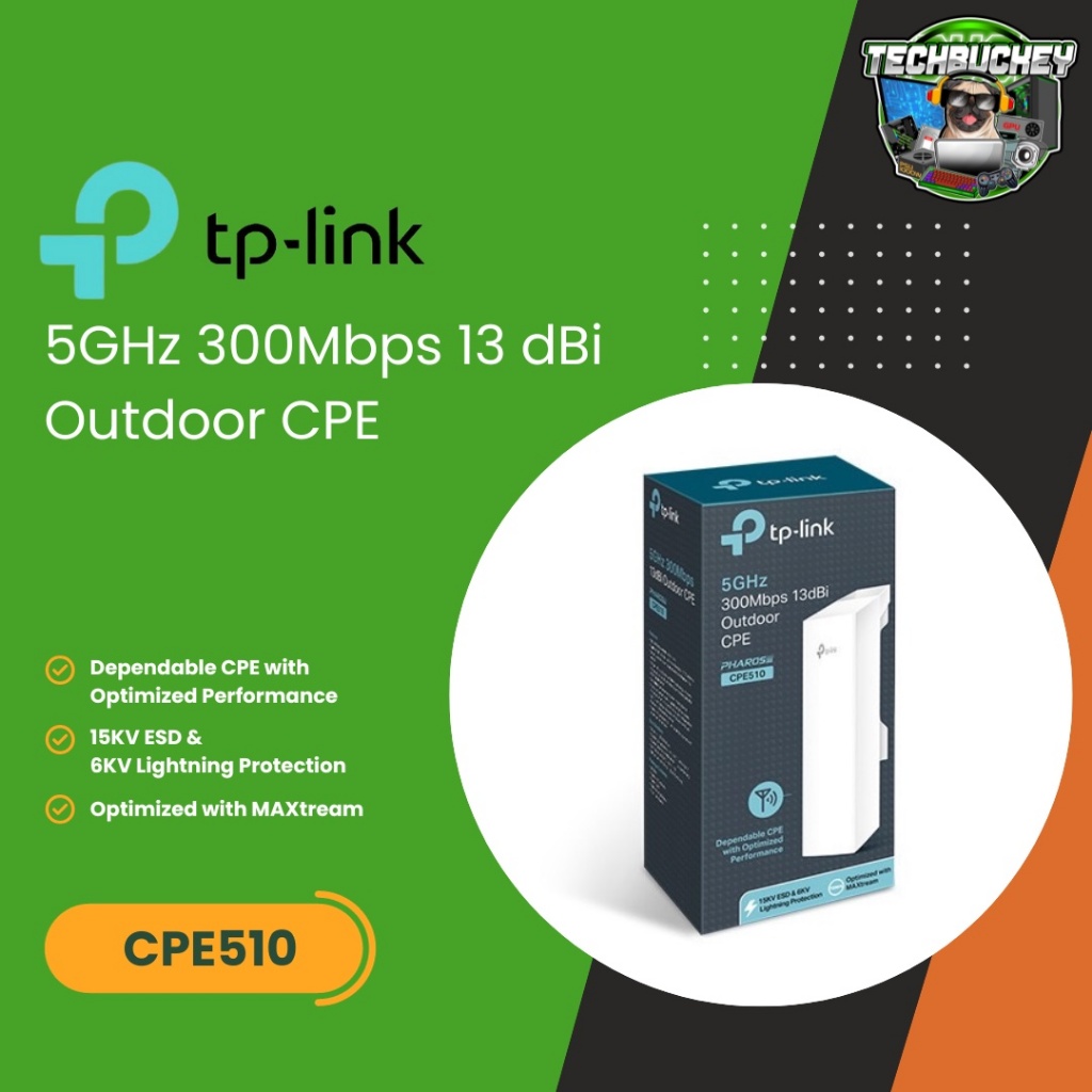 TP-Link CPE510 5GHz 300Mbps 13dBi Outdoor CPE | Shopee Philippines
