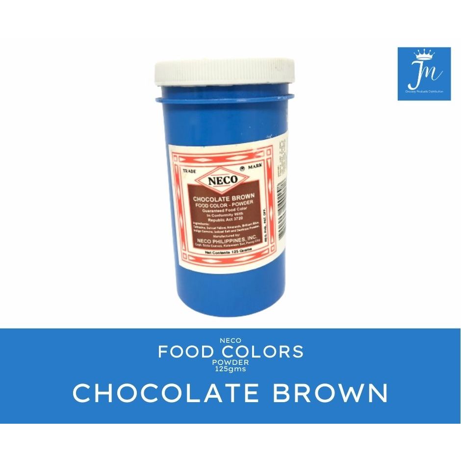 NECO Chocolate Brown Food Color 125gms | Shopee Philippines