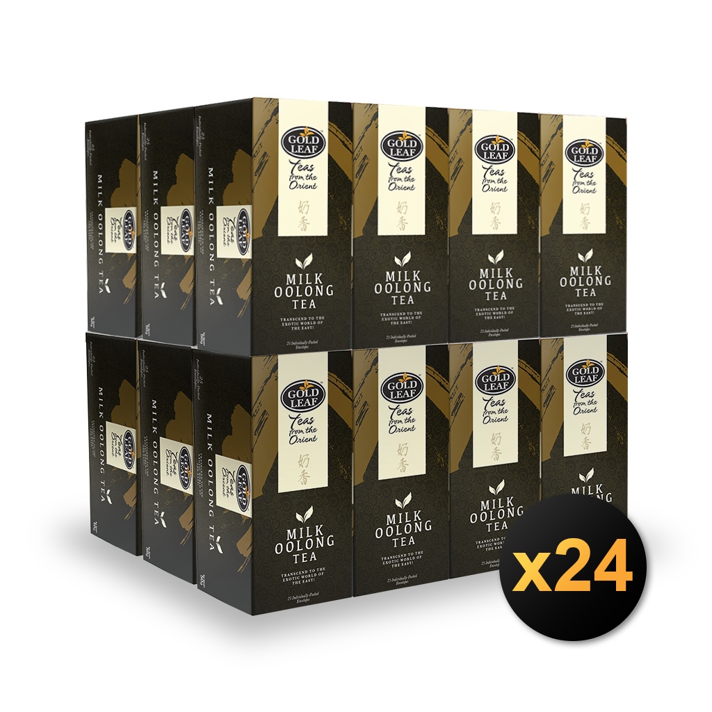 24 Boxes Gold Leaf Oriental Blends: Milk Oolong Tea 25 Teabags | Shopee ...