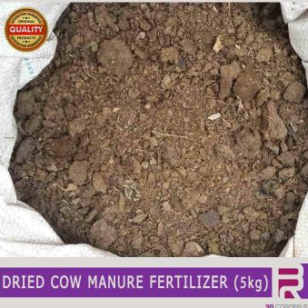 100% Pure Dried Cow Manure / Organic Fertilizer ( 5kgs) | Shopee ...