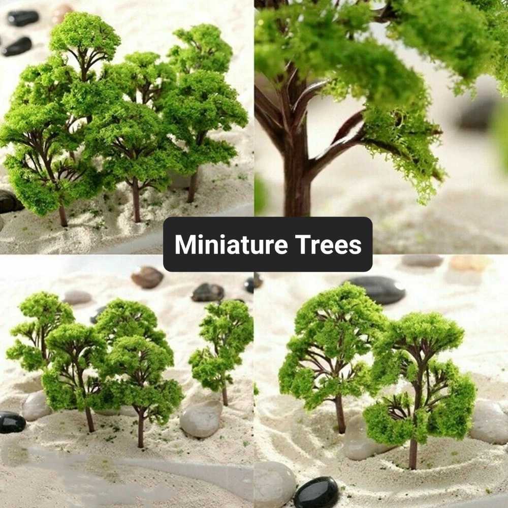 Miniature Trees for Mini DIY Landscaping Simulation Model (3.5cm) 2 pcs ...
