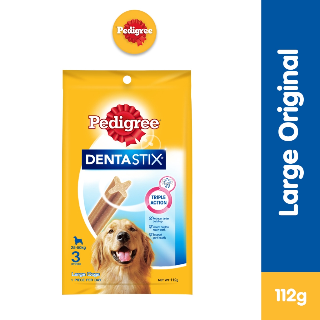 (NOT FOR SALE) Pedigree Dentastix Large Dog Treats 112g | Shopee ...
