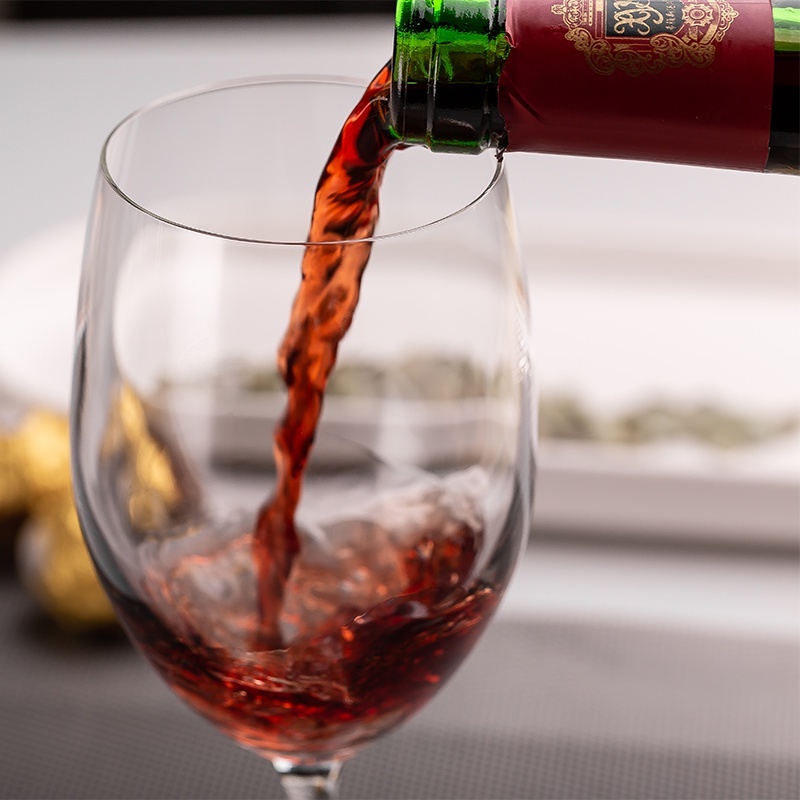 MS GLASS Goblet lead-free crystal European Glasses Water Goblet wine ...