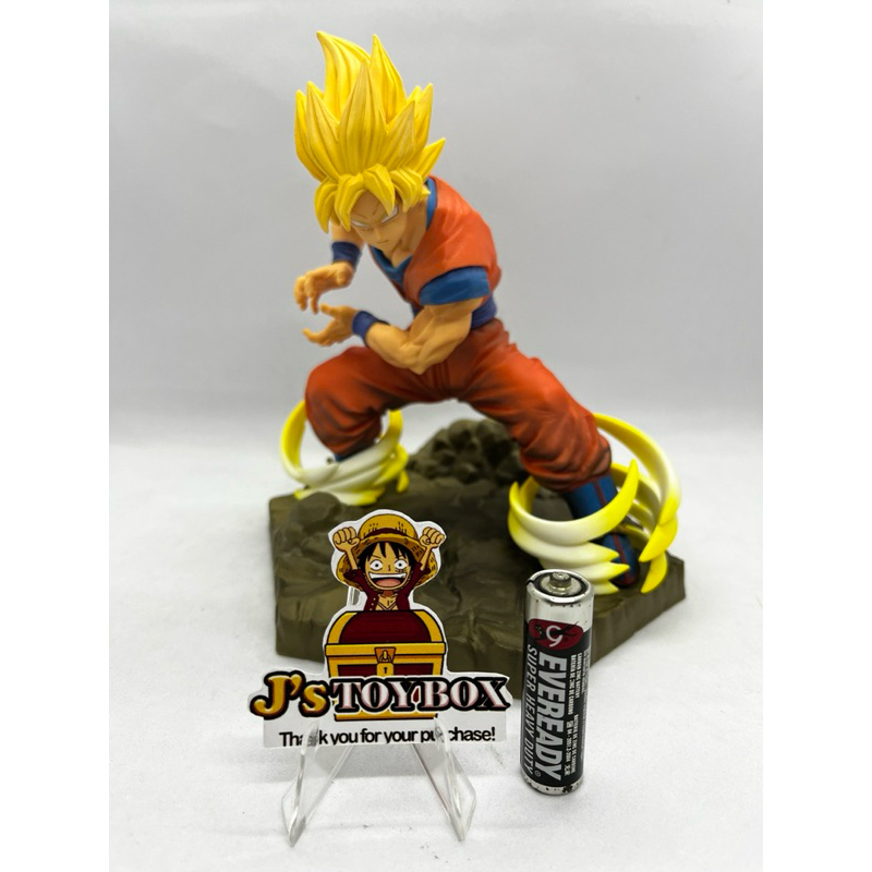 Dragon Ball (DBZ) - Absolute Perfection Figure - Goku SSJ / Vegeta SSJ ...