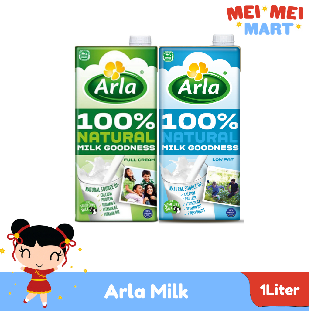 Arla Full Cream Milk 1L Milk for Coffee 1L March 1,2025 expiry | Shopee ...