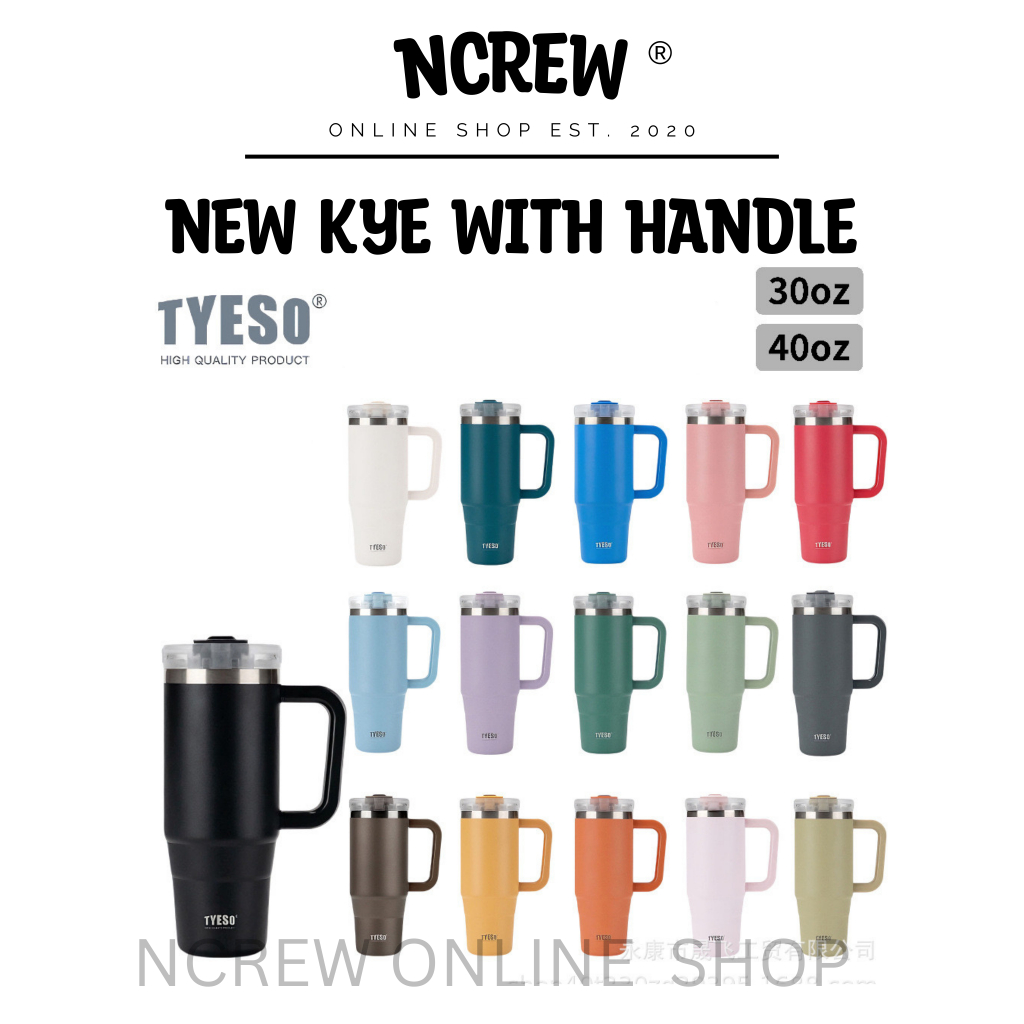 Original TYESO "New Kye w/ Handle" 1.2L&900ml Vacuum Insulated Tumbler ...