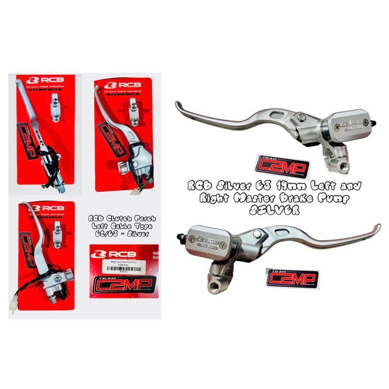 RCB Silver E3 14mm and E2 Clutch Perch Left Cable Type , Left and Right ...