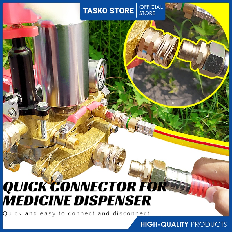 All-copper Quick-Connect Spray Nozzle, M14*1.5 quick connector for ...