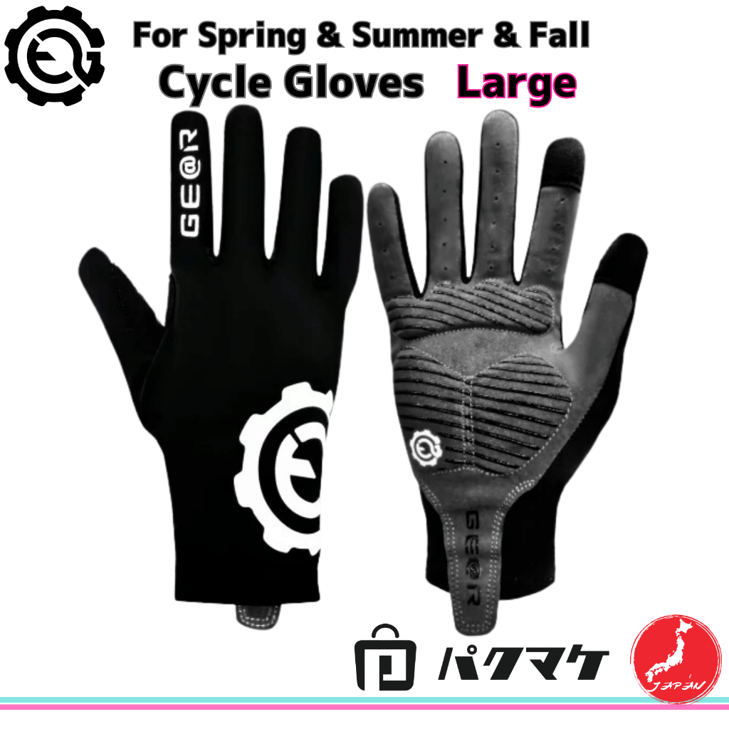 Ge@r Cycle Gloves Size Large Good for spring summer and fall 【direct ...