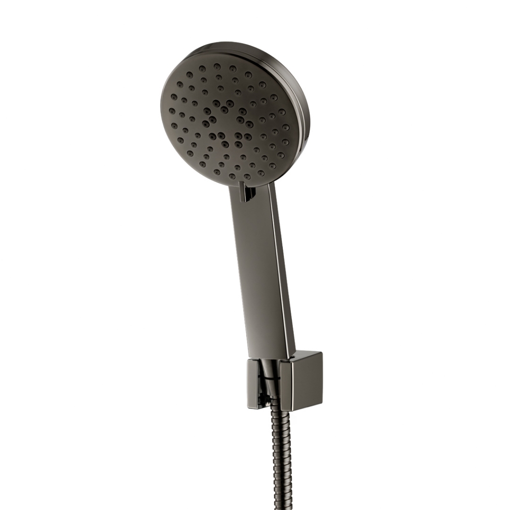 Cotto Handshower Set With Hose and Holder Black Chrome ZH019#BN2(HM ...
