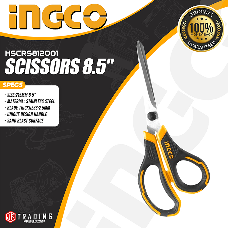 INGCO SCISSORS 8.5" HSCRS812001 HD & HIGH QUALITY | Shopee Philippines