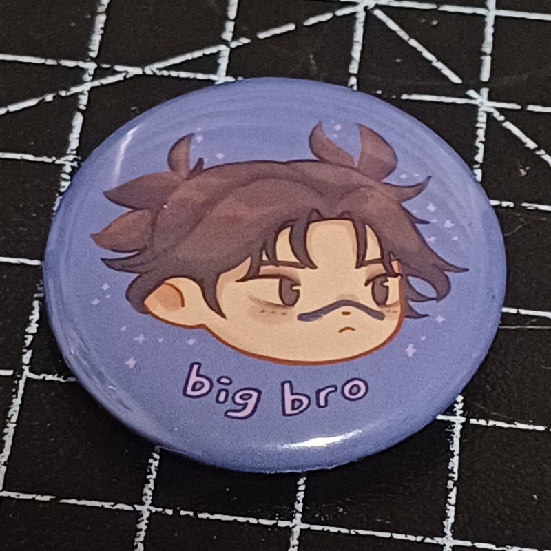 Jujutsu Kaisen - Button Pins 1.25" (JJK Gojo, Geto, Megumi, Choso, Yuji ...