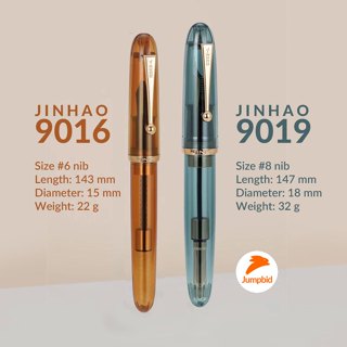 JINHAO 9019 / 9016 / 9013 — DADAO Series Fountain Pen — EF / F / M ...