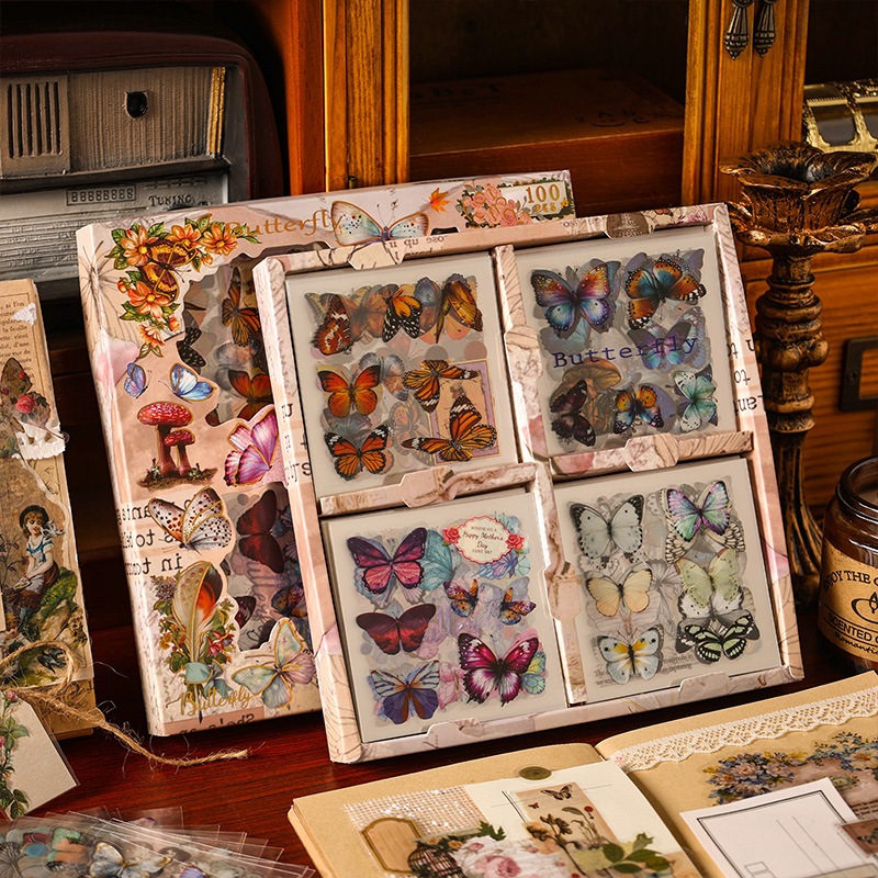 100 pcs boxed wallet stickers pvc guka sticker set | Shopee Philippines