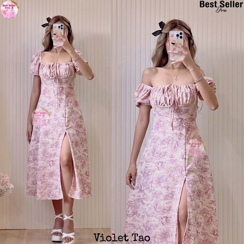 BSD Best Seller Jasmine (S-XXL) Puff Sleeves Maxi Dress (BEST SELLER ...