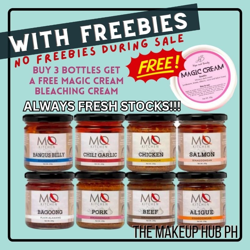 MQ KITCHEN BAGOONG PORK CHICKEN PLAIN Aligue Bangus Belly Chili Garlic ...