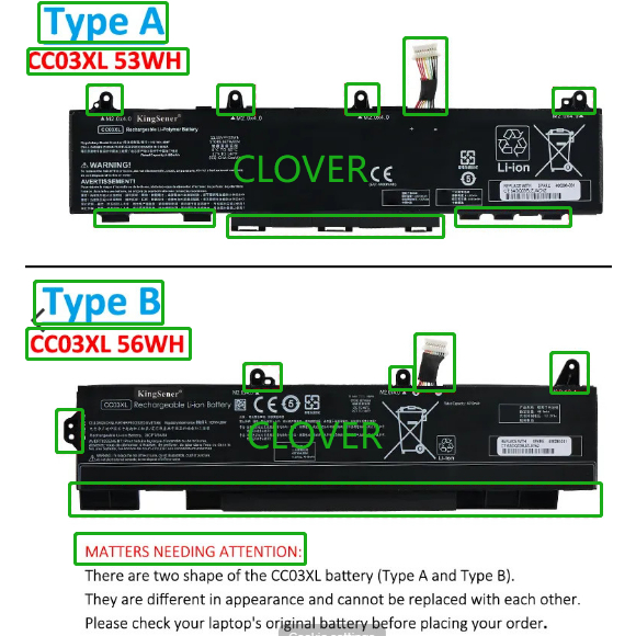 CC03XL Laptop Battery For HP EliteBook 830 835 840 845 G7 ZBook FIREFLY ...