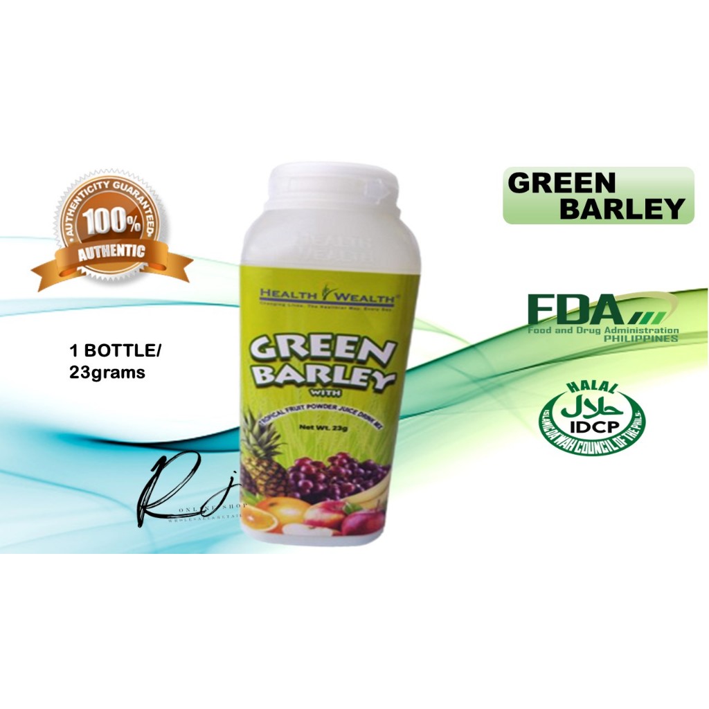 GREEN BARLEY [Health Wealth] with Tropical Fruit Powder Juice Drink Mix ...
