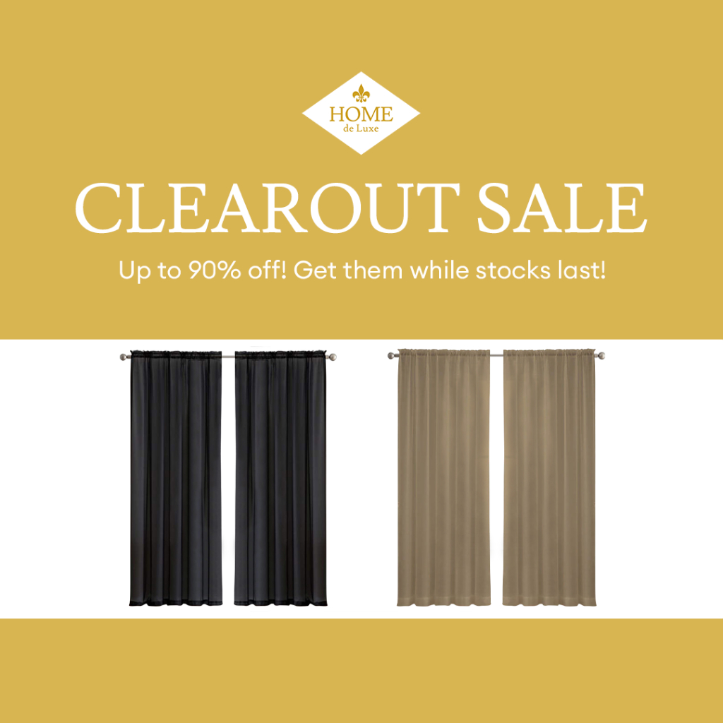 CLEAROUT SALE 1PC Curtain Hotel Quality Sheer Window Curtain Panels ...