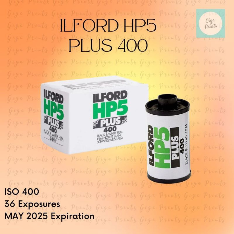 Harman Ilford HP5 Plus 400 ISO 35mm 135mm Black and White Film Roll ...