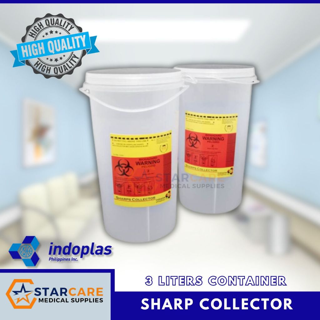 SHARP COLLECTOR CONTAINER 3 LITERS INDOPLAS | Shopee Philippines