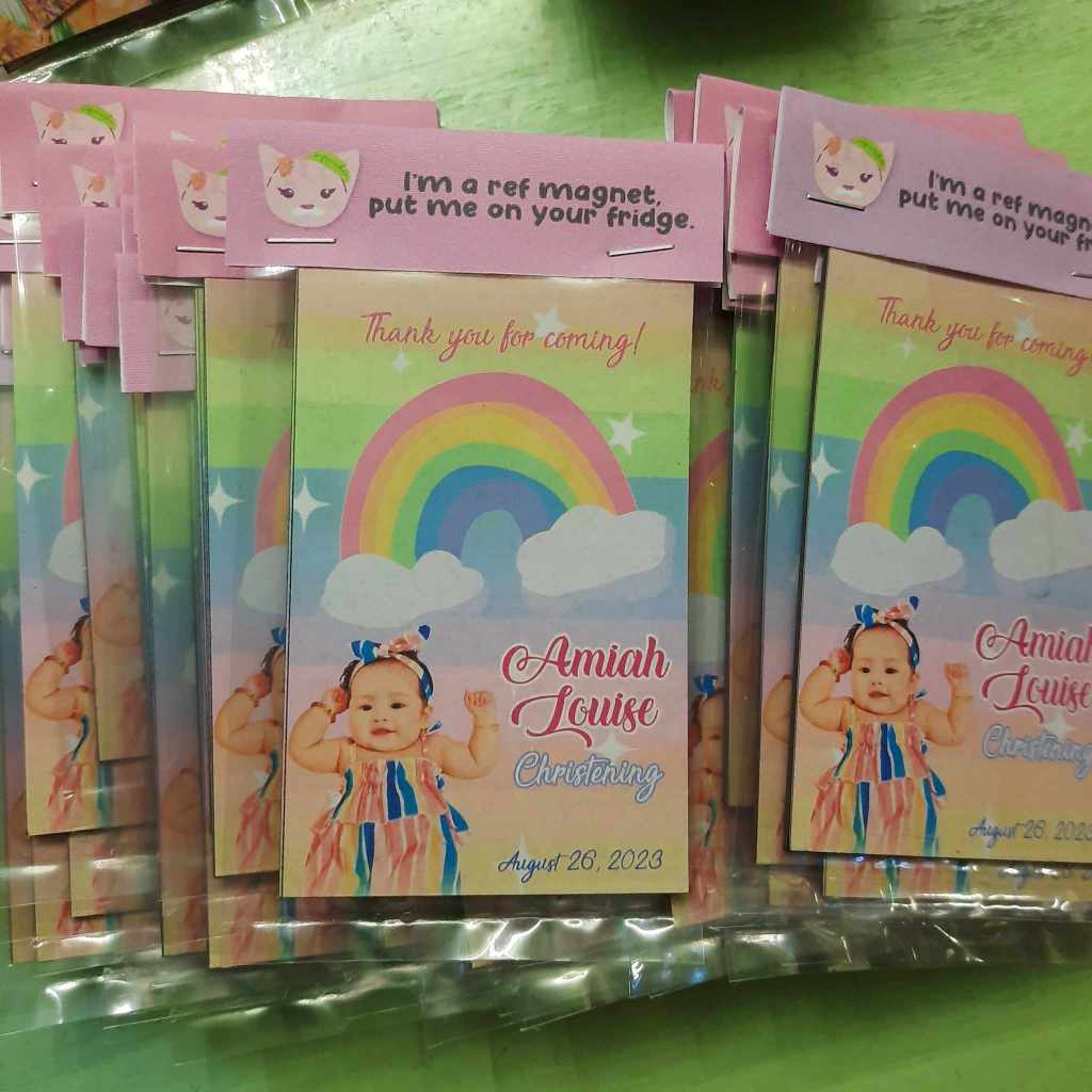 50pcs Customized Ref Magnet Souvenir / Giveaway | Shopee Philippines