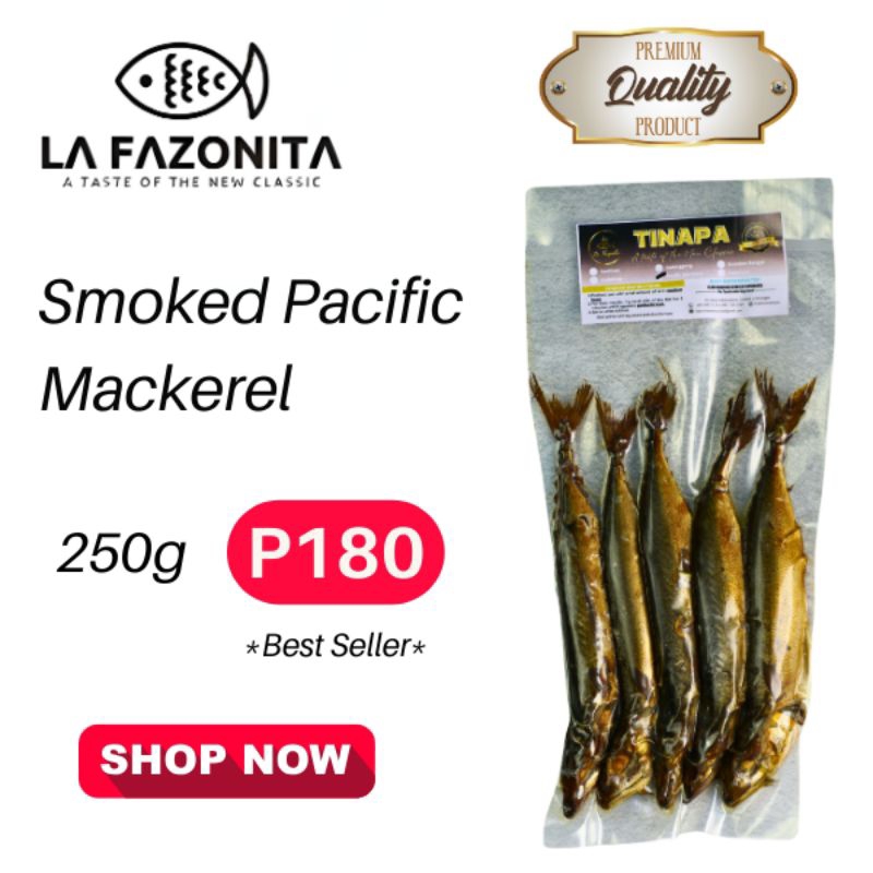 Tinapa pacific mackerel 250g | Shopee Philippines