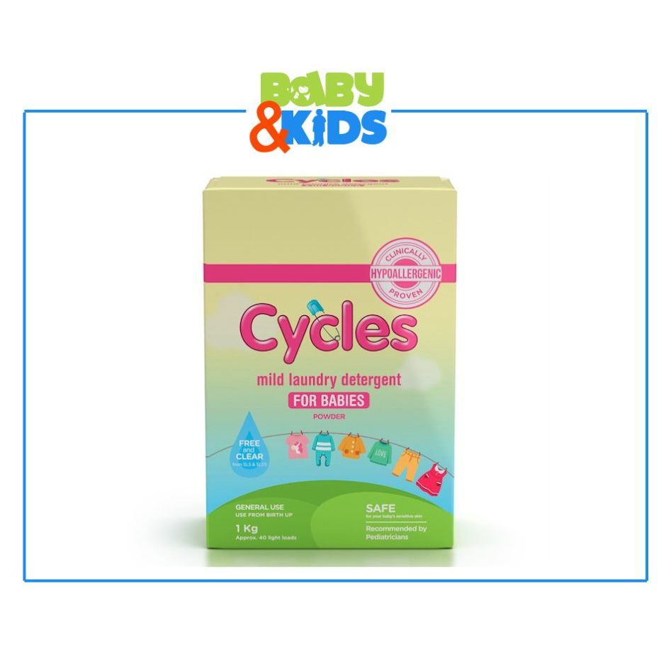 Cycles Baby Laundry Powder Detergent 1kg | Shopee Philippines