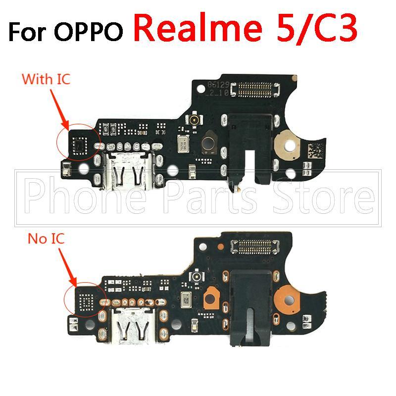 For Oppo Realme 5/5i/C3 Charging Board With IC USB Charger Port Dock ...