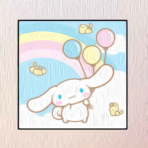 20*20 cartoon char Framed Digital Painting Pagpipinta DIY Canvas ...