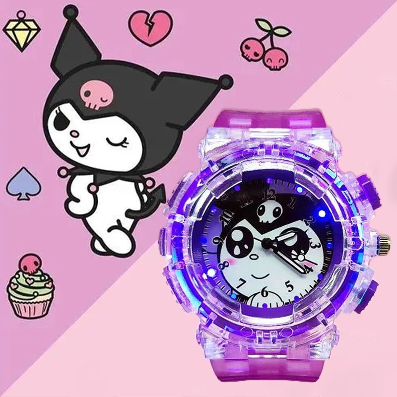 Cartoon Cute Watch for LED Lights Watch for Toy Digital Watch Colorful ...