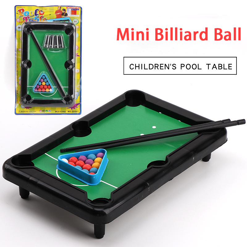 Mini Billiard Ball Snooker Pool Table Top Game Set Kids Toy For Kids ...