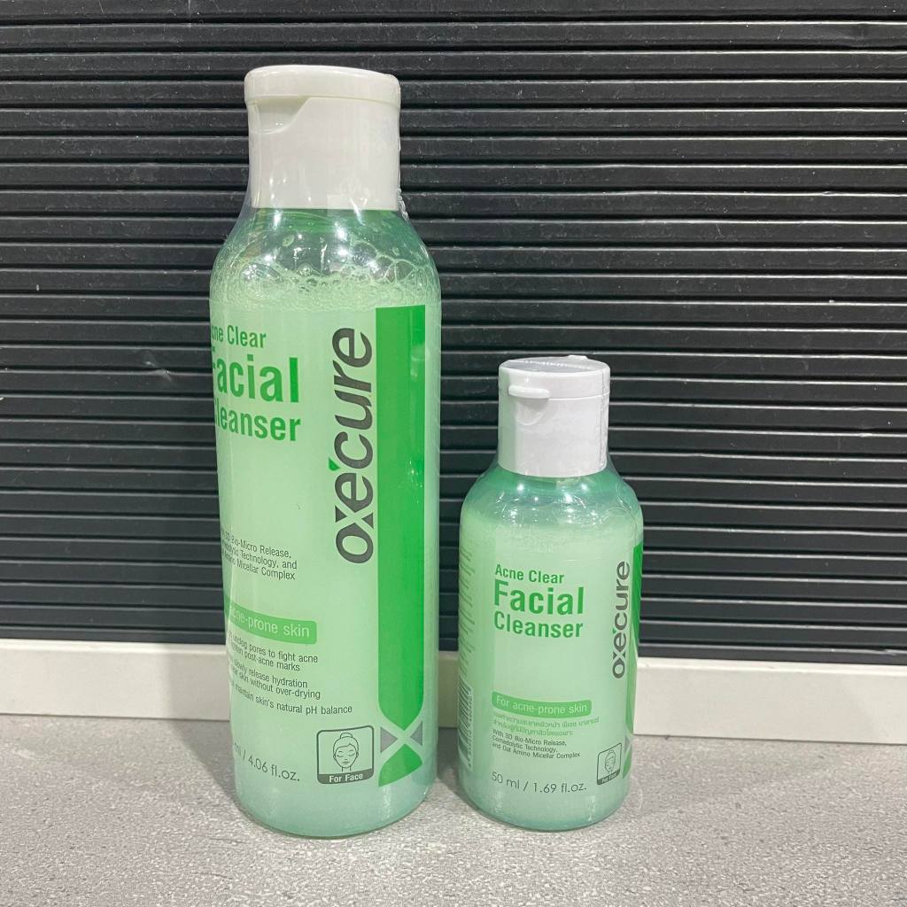 Oxecure Acne Clear Facial Cleanser 120ml/50ml | Shopee Philippines