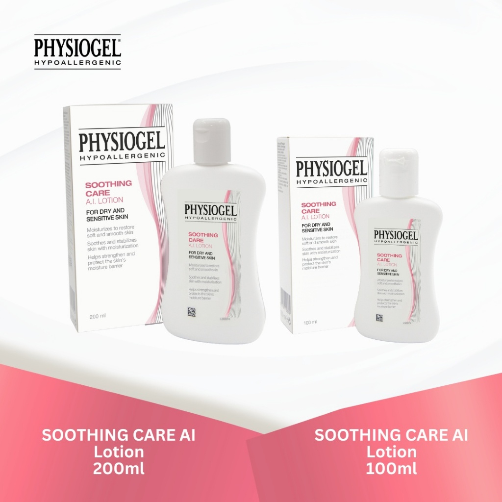 Physiogel Hypoallergenic SOOTHING CARE AI Lotion 100ml w/ Physiogel SOOTHING CARE AI Lotion ...